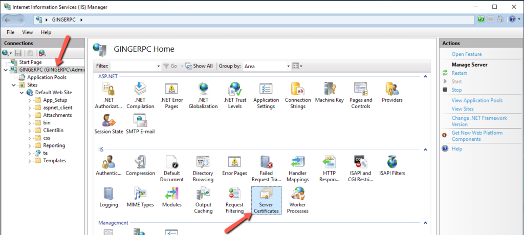 How To Configure Secure Socket Layer Ssl In Iis Rockton Software